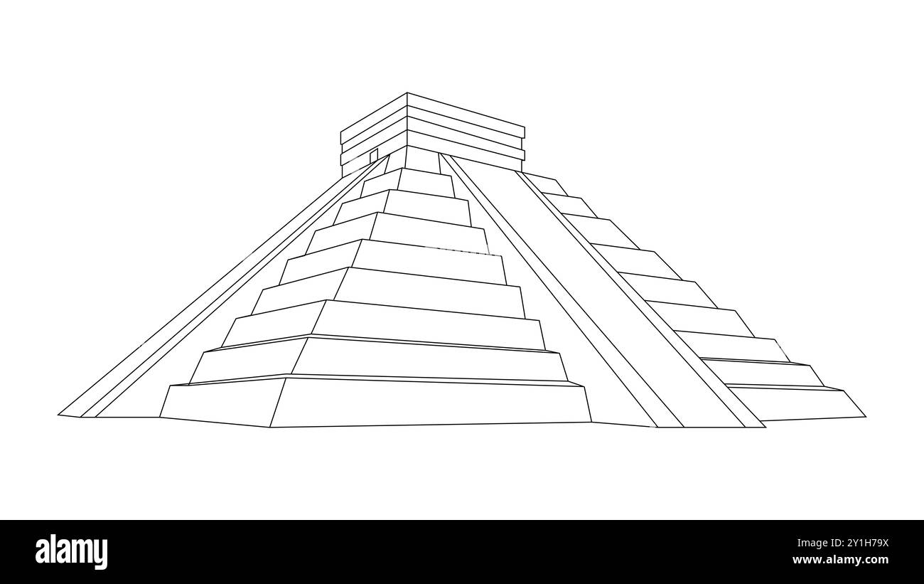 Aztec temple Cut Out Stock Images & Pictures - Alamy