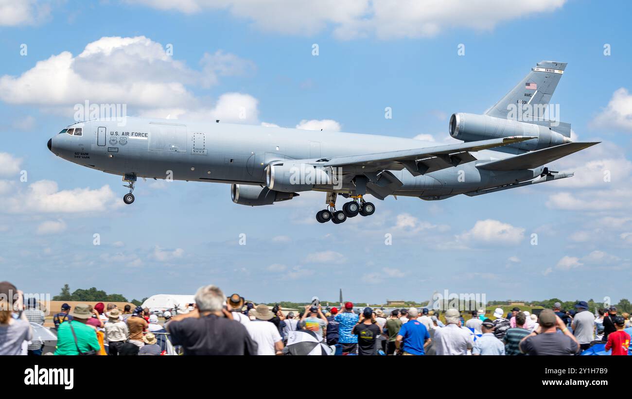 USAF - McDonnell Douglas KC-10A Extender, arriving at RAF Fairford to ...