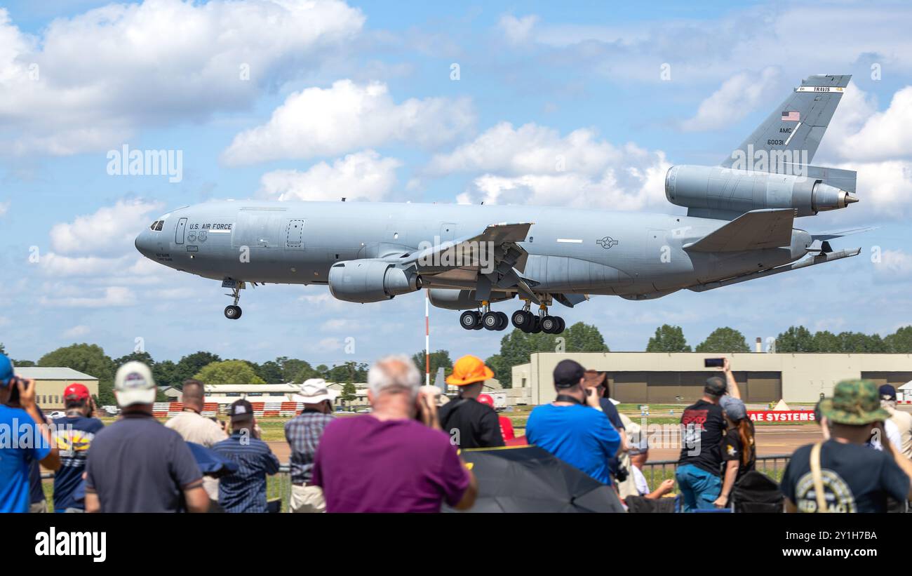 USAF - McDonnell Douglas KC-10A Extender, arriving at RAF Fairford to ...
