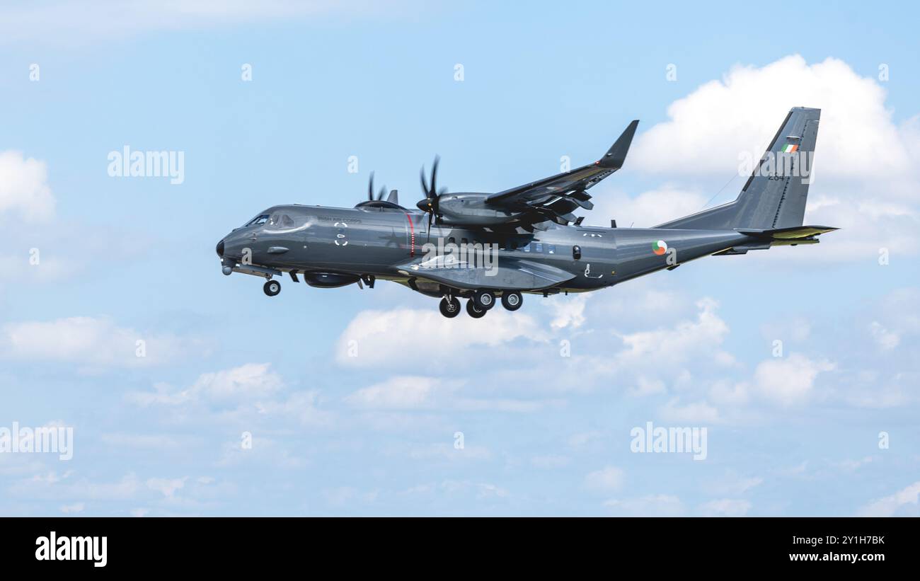 Irish Air Corps - Airbus C-295 MSA, arriving at RAF Fairford to take ...