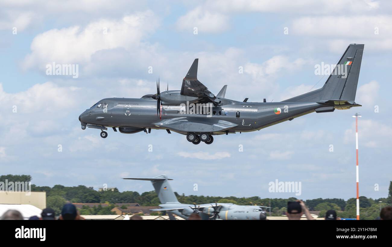 Irish Air Corps - Airbus C-295 MSA, arriving at RAF Fairford to take ...