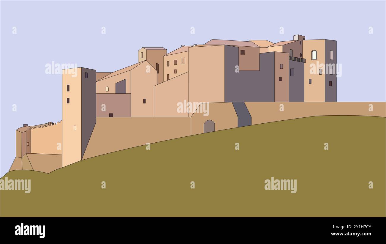 Medieval Castle of Frederick II Stock Photo - Alamy