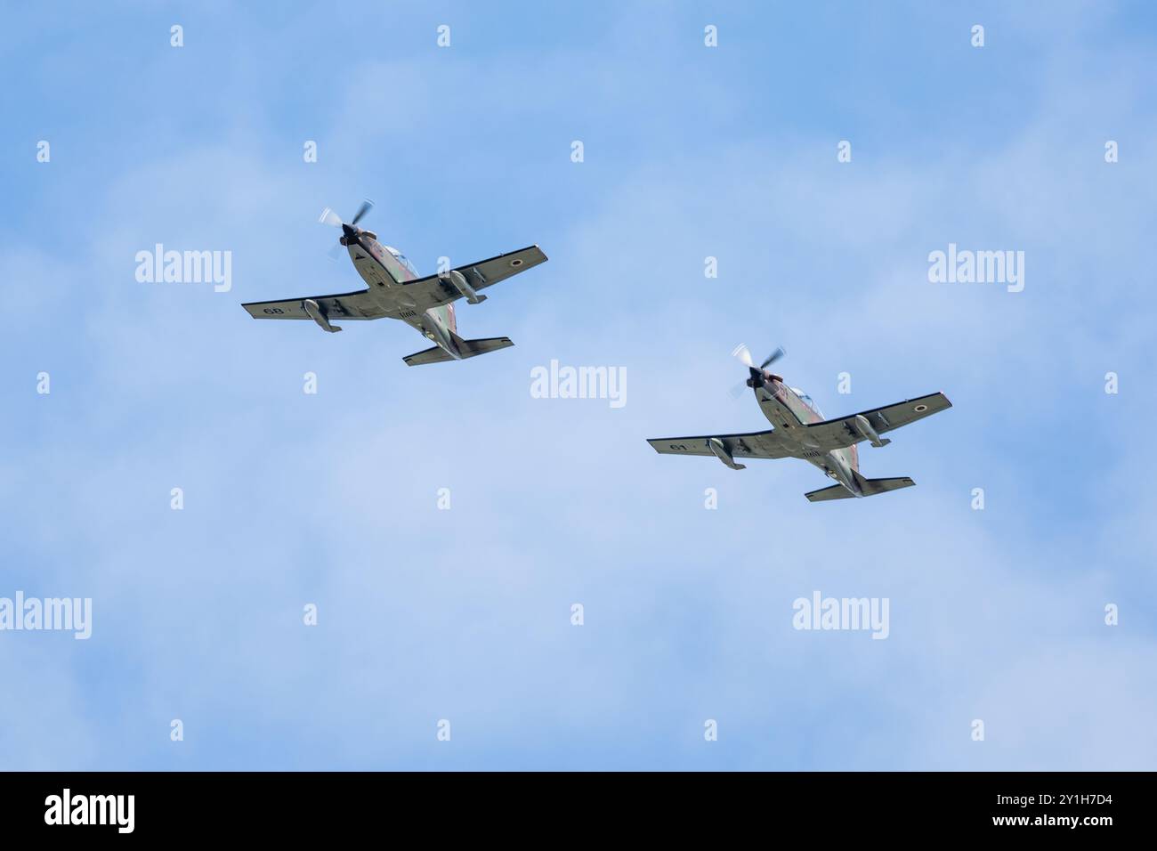 Slovenian Air Force - Pilatus PC-9M, arriving at RAF Fairford to ...