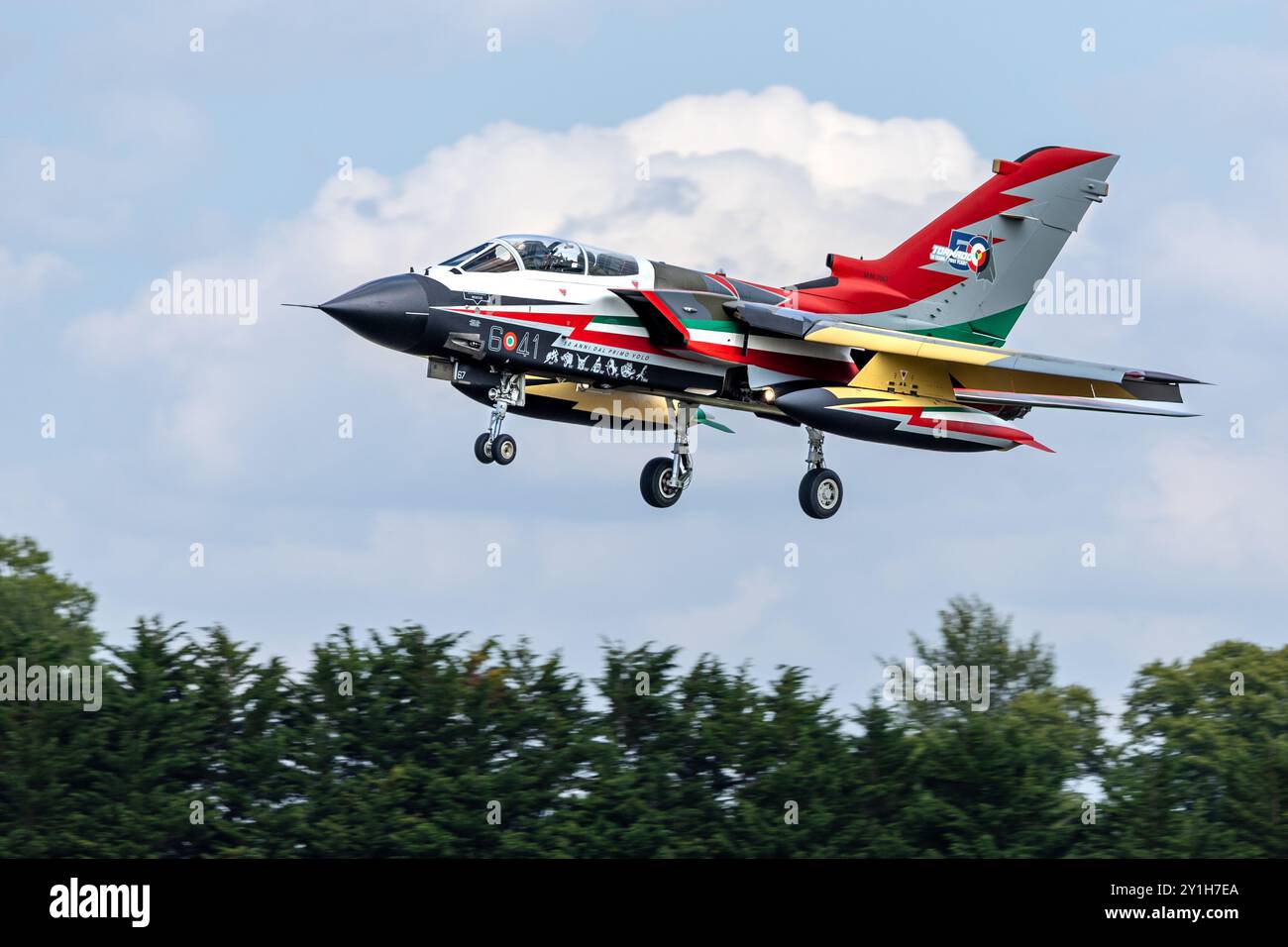 Italian Air Force - Panavia A-200A Tornado, arriving at RAF Fairford to ...