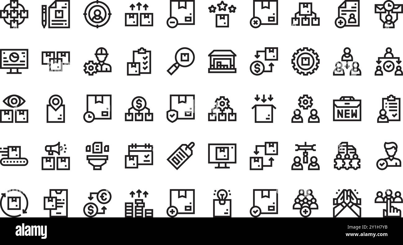 Product management icons High-Quality Vector Icons Collection with ...
