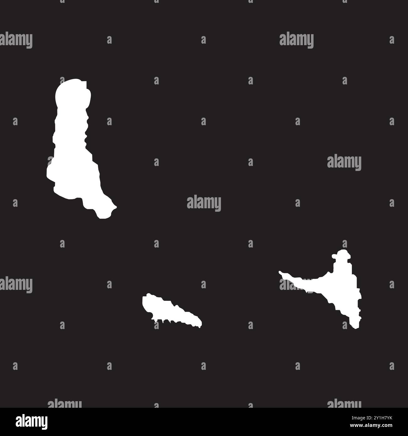 White map of comoros Stock Vector Images - Alamy