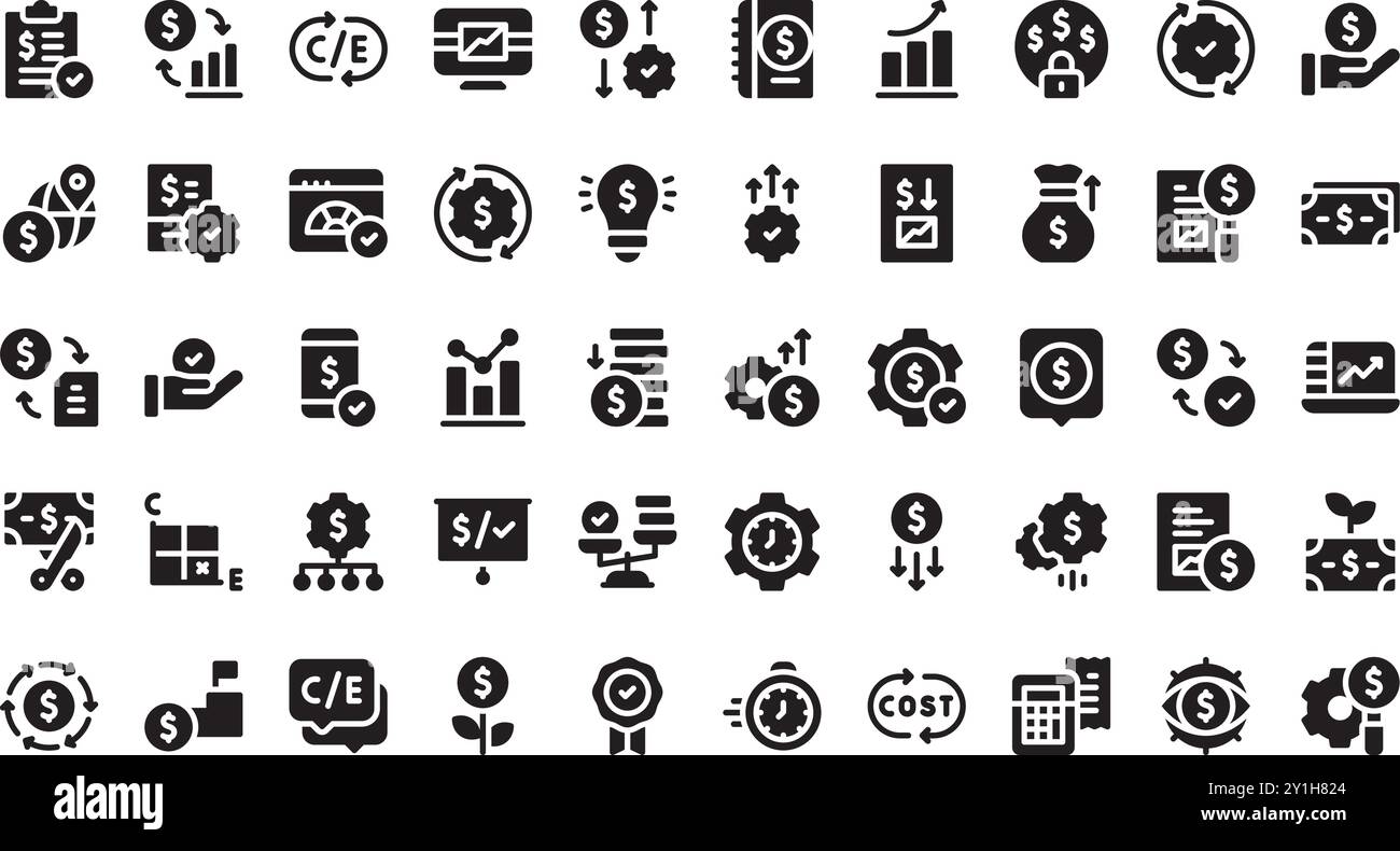 Cost effective icons High-Quality Vector Icons Collection with Editable Stroke. Ideal for ...