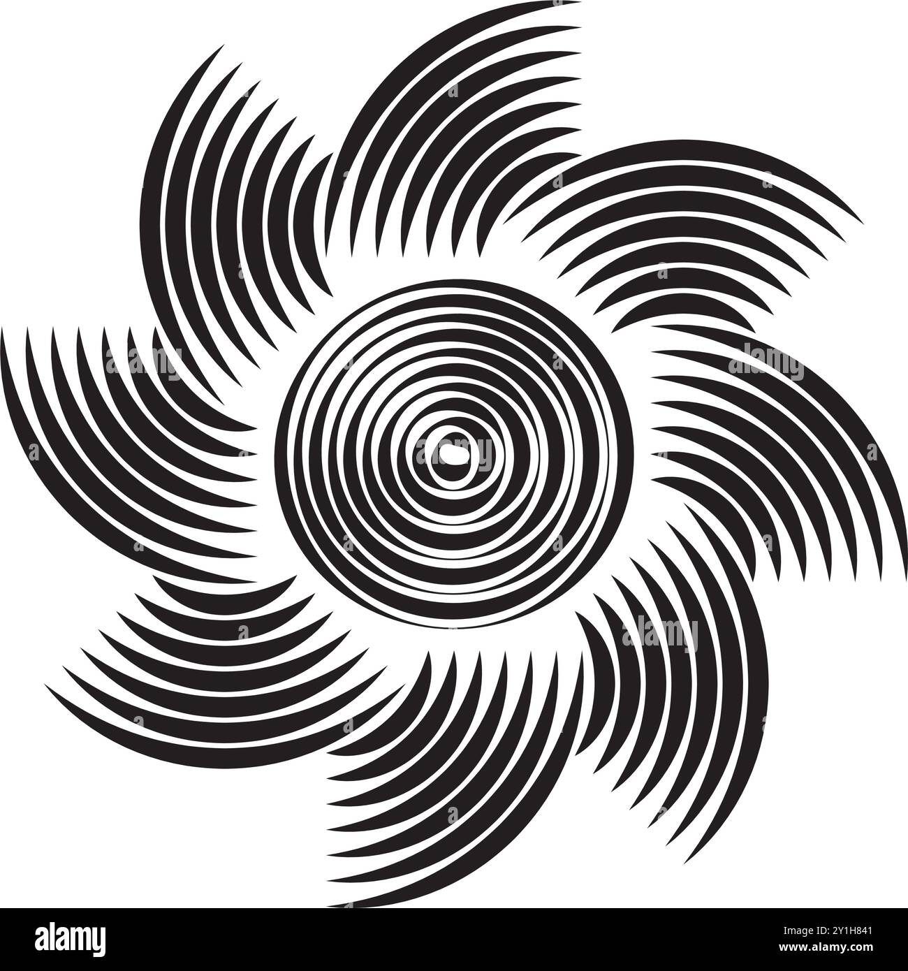 Monochrome graphic element design Stock Vector Images - Alamy