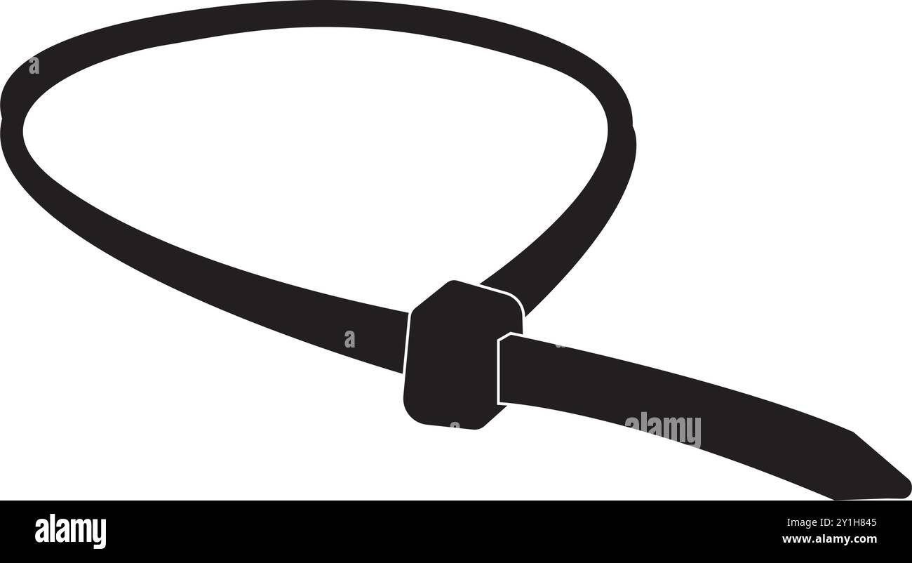 Cable tie icon illustration element design Stock Vector Image & Art - Alamy