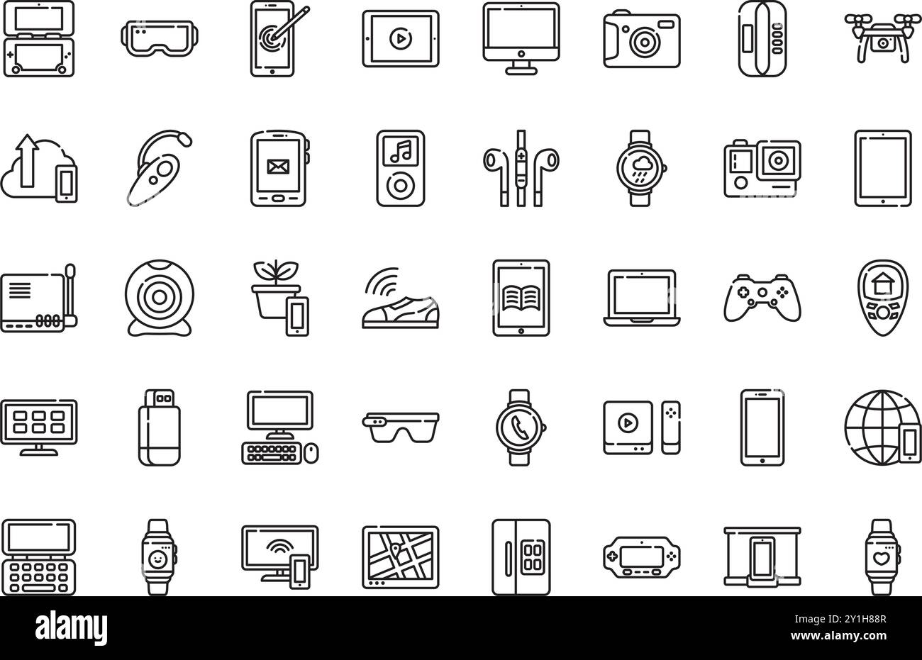 Smart devices icons High-Quality Vector Icons Collection with Editable ...