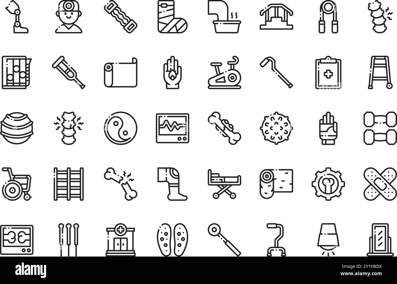 Physiotherapy icons High-Quality Vector Icons Collection with Editable ...
