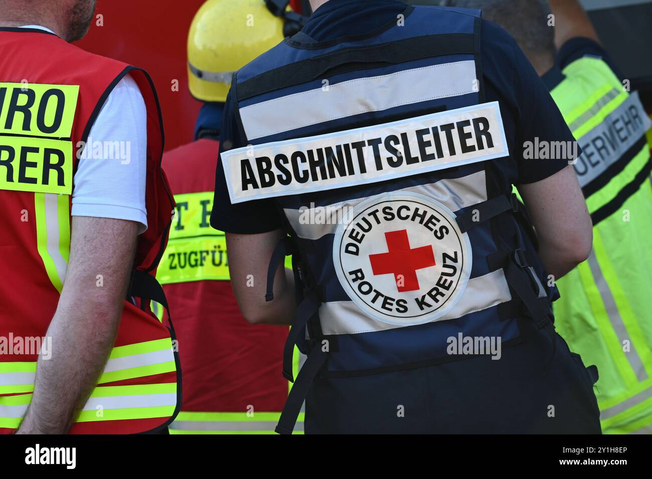 Rostock, Germany. 07th Sep, 2024. In the train accident and vegetation ...