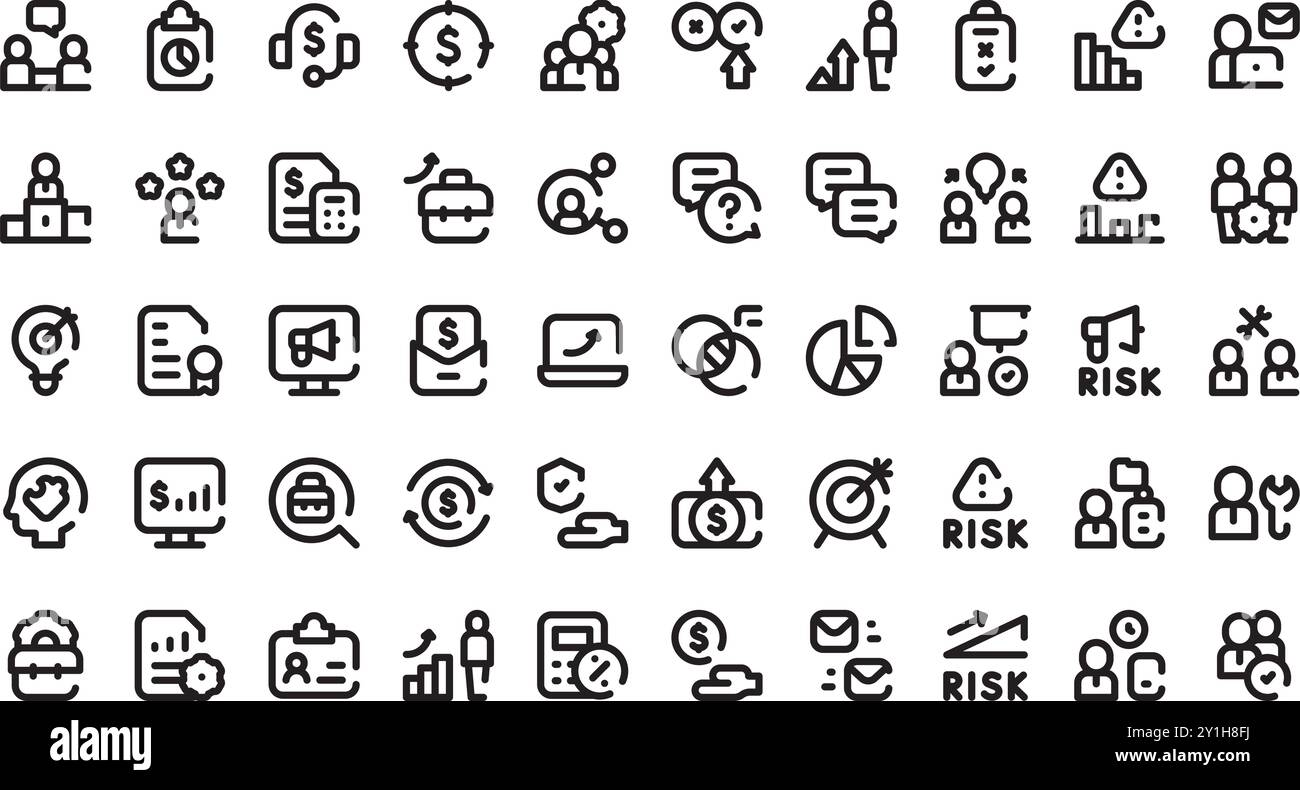 Business consulting icons High-Quality Vector Icons Collection with ...