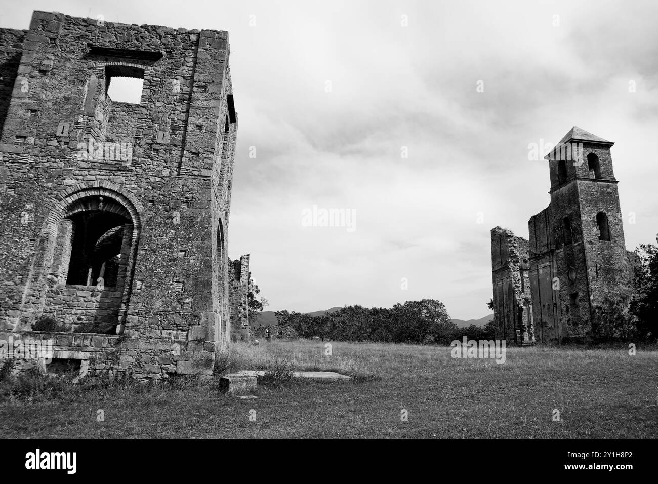 Old Campomaggiore, ghost village, Potenza, Basilicata, Italy Stock ...