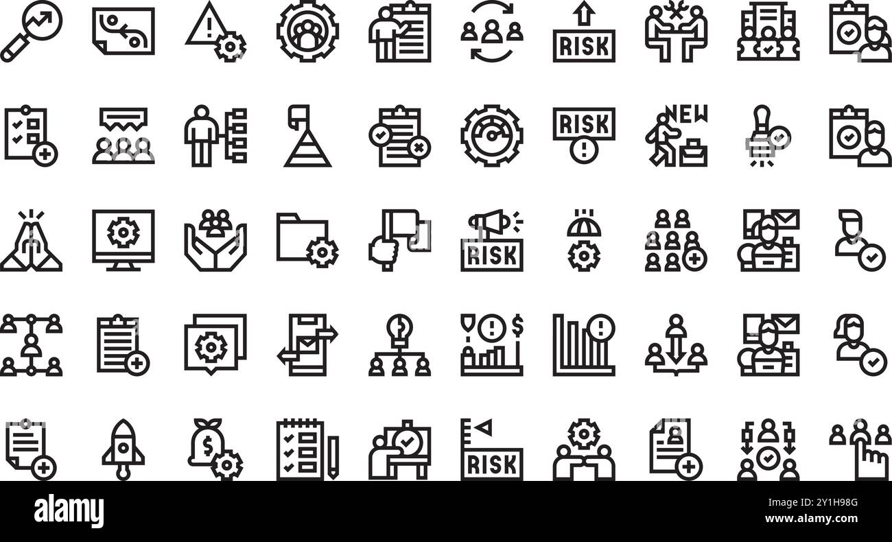 Project management icons High-Quality Vector Icons Collection with ...