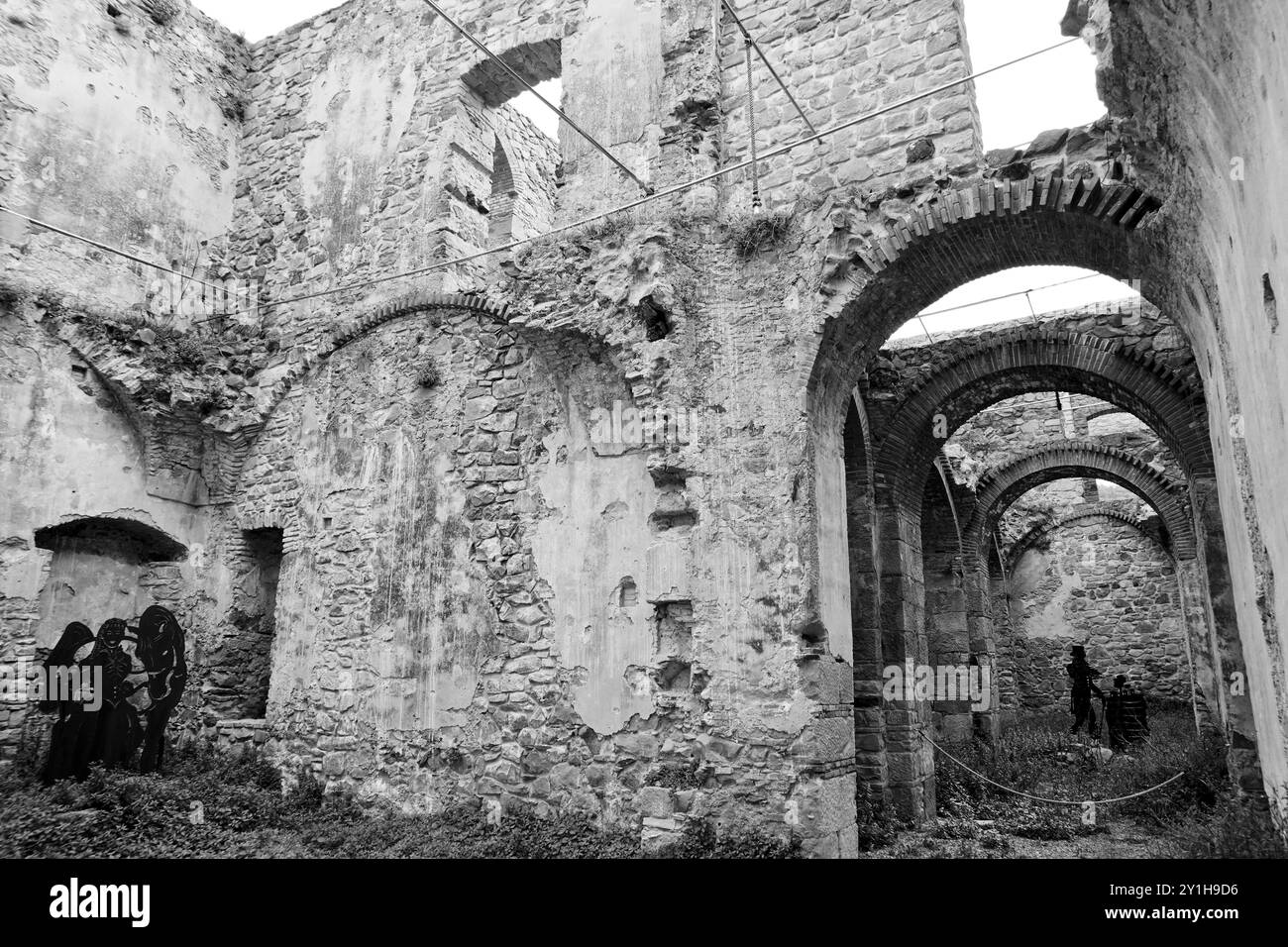 Old Campomaggiore, ghost village, Potenza, Basilicata, Italy Stock ...