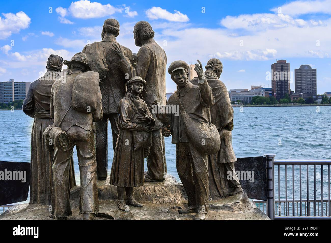Gateway to Freedom International Memorial, a metal sculpture ...
