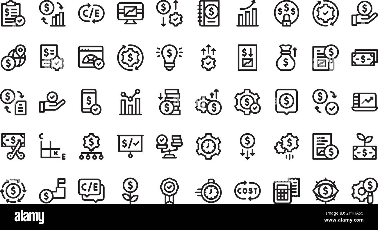 Cost effective icons High-Quality Vector Icons Collection with Editable ...