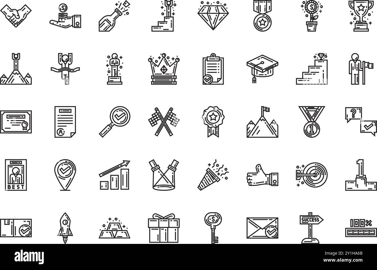 Success icons High-Quality Vector Icons Collection with Editable Stroke ...
