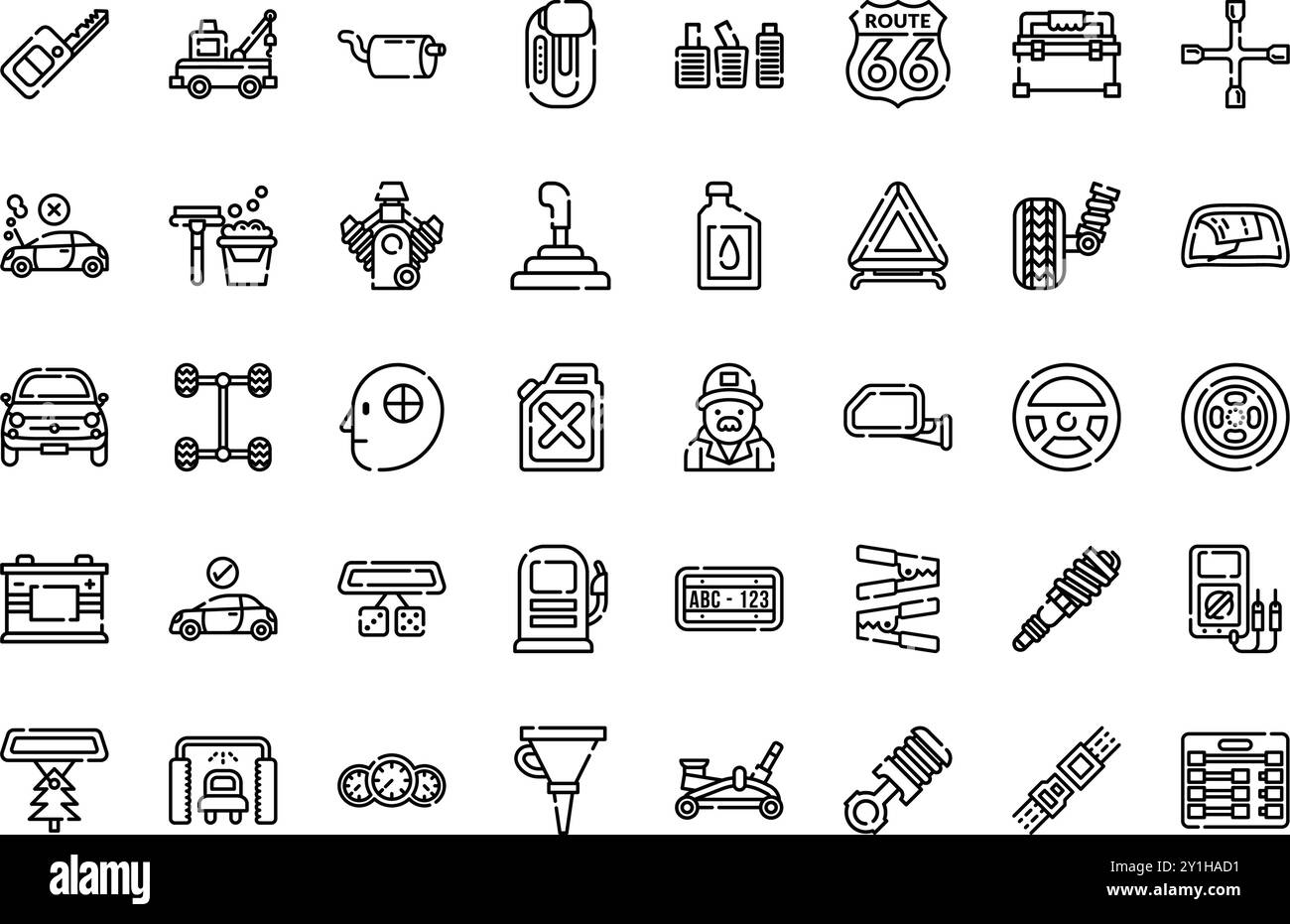 Mechanic elements icons High-Quality Vector Icons Collection with ...
