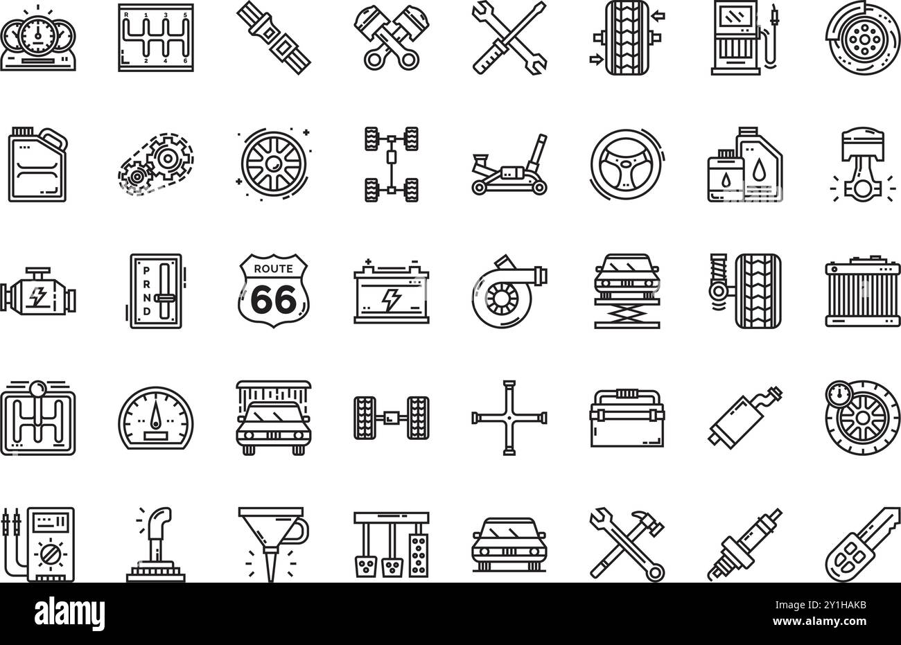 Car garage icons High-Quality Vector Icons Collection with Editable ...