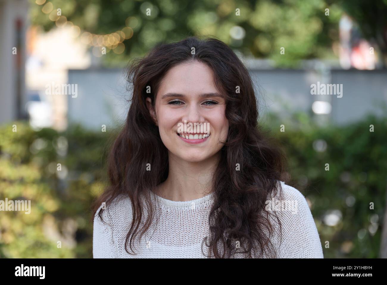 Helen Barke auf der Jahrespressekonferenz zur Spielzeit 2024-2025 im ...