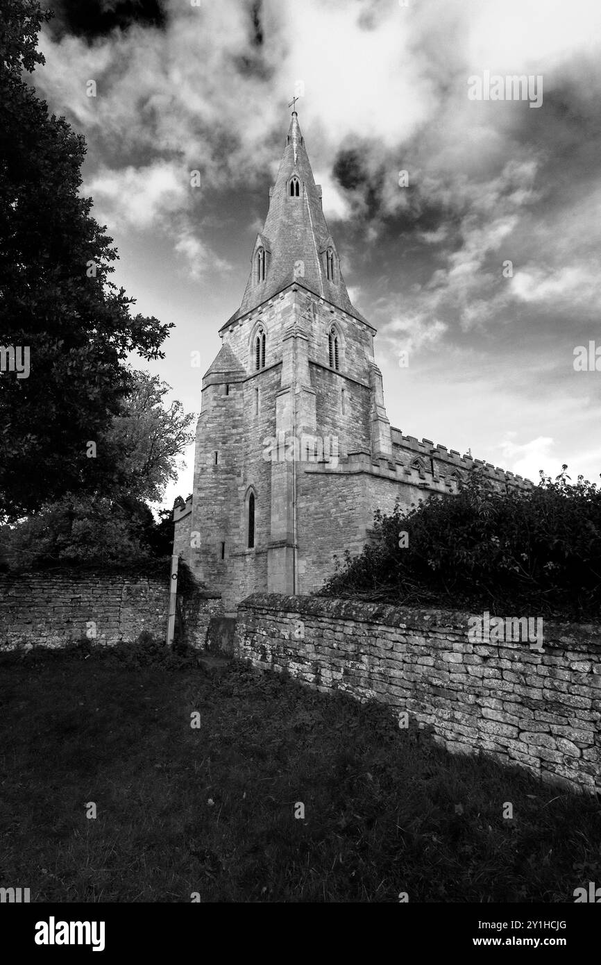 Autumn, St Johns church, North Luffenham village, Rutland County ...