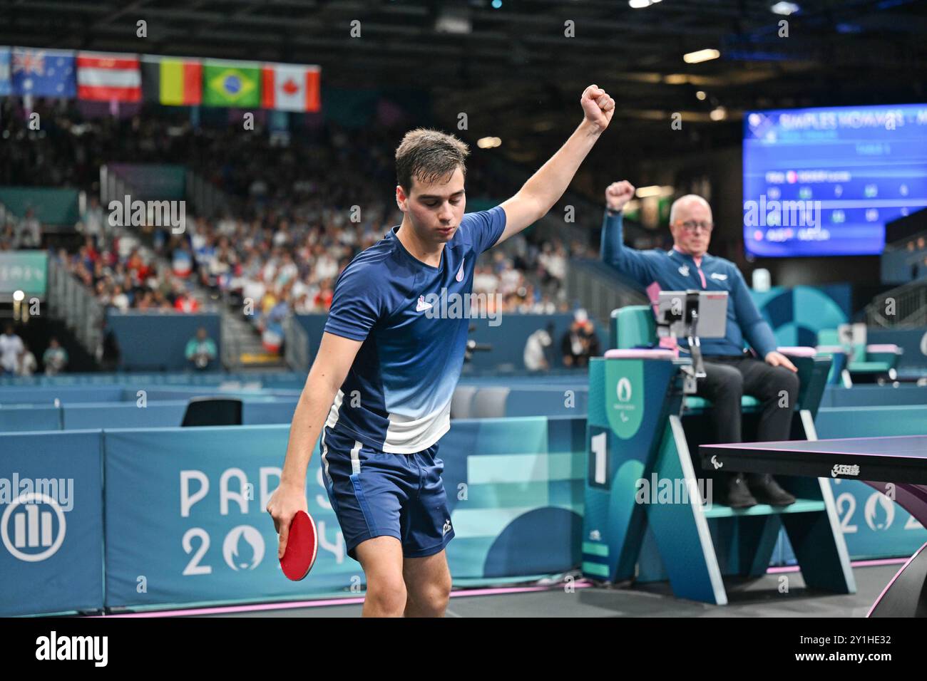 Lucas Didier from France earns his ticket to the men's para table ...