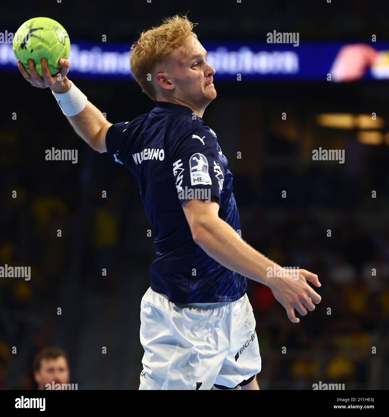 Henri Pabst (Kiel) Rhein-Neckar Loewen vs THW Kiel, Handball, 1 ...