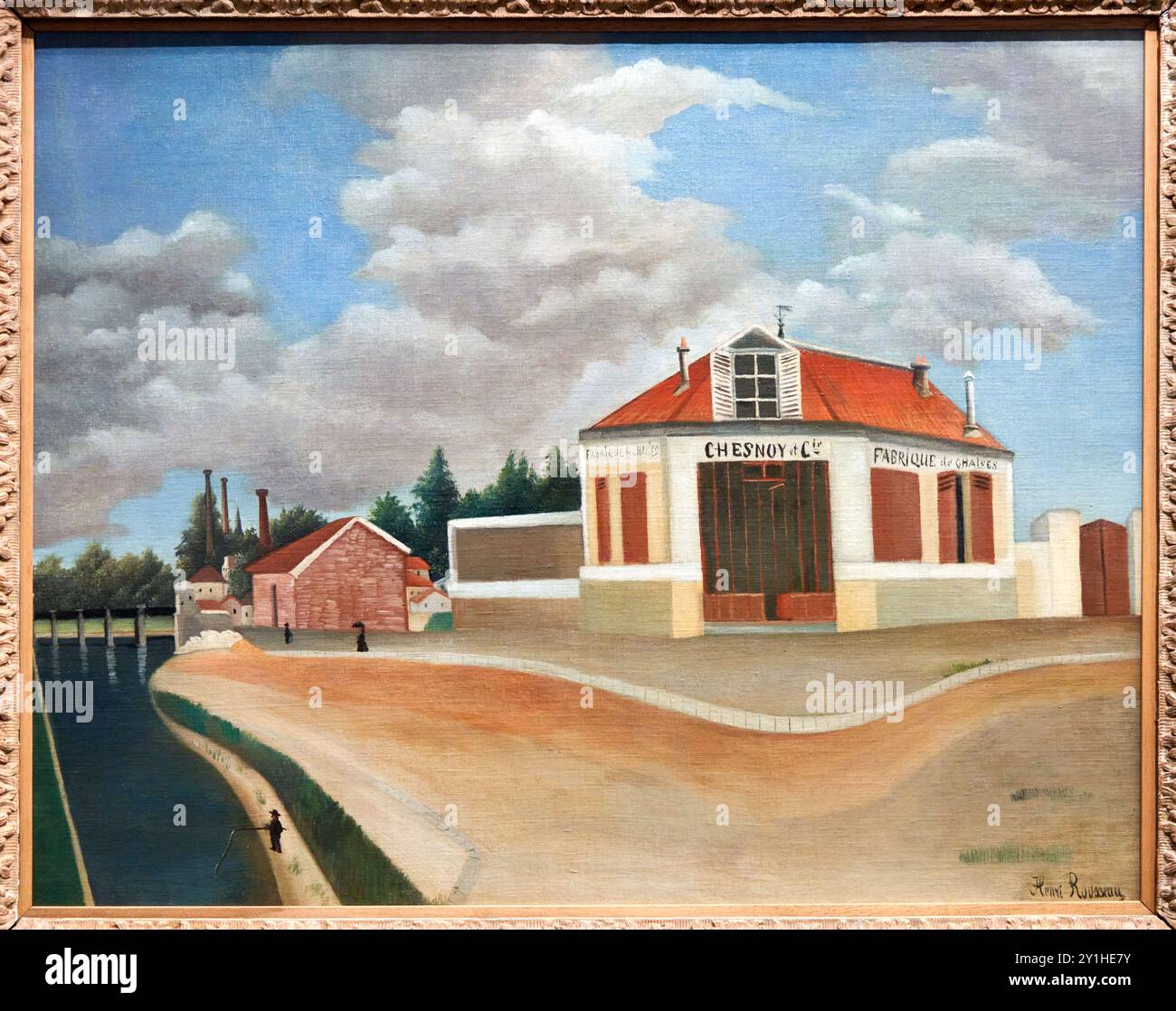 Henri Rousseau, dit Le Douanier (Laval 1844 - Paris 1910), La Fabrique ...