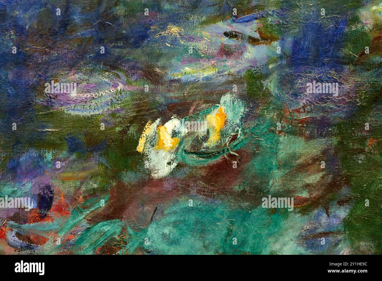 Water-lilies Nympheas series painted by Claude Monet (1840-1926), Musee ...