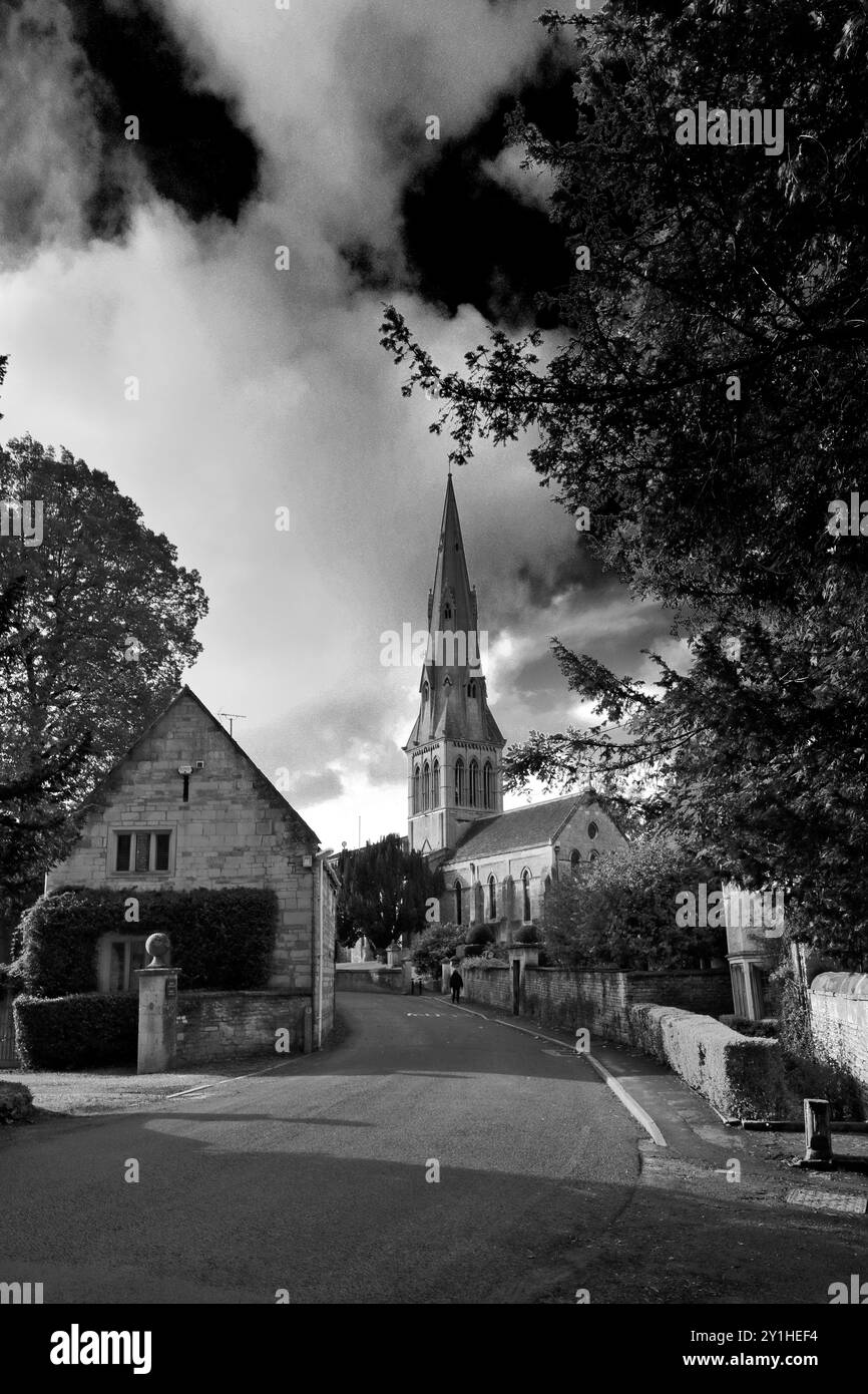 Spring, St Marys church, Ketton village, Rutland County, England, UK ...