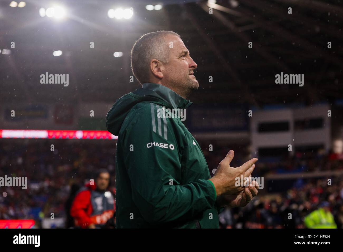 CARDIFF, WALES - 06 SEPTEMBER 2024: Wales’ Goalkeeping Coach Martyn ...