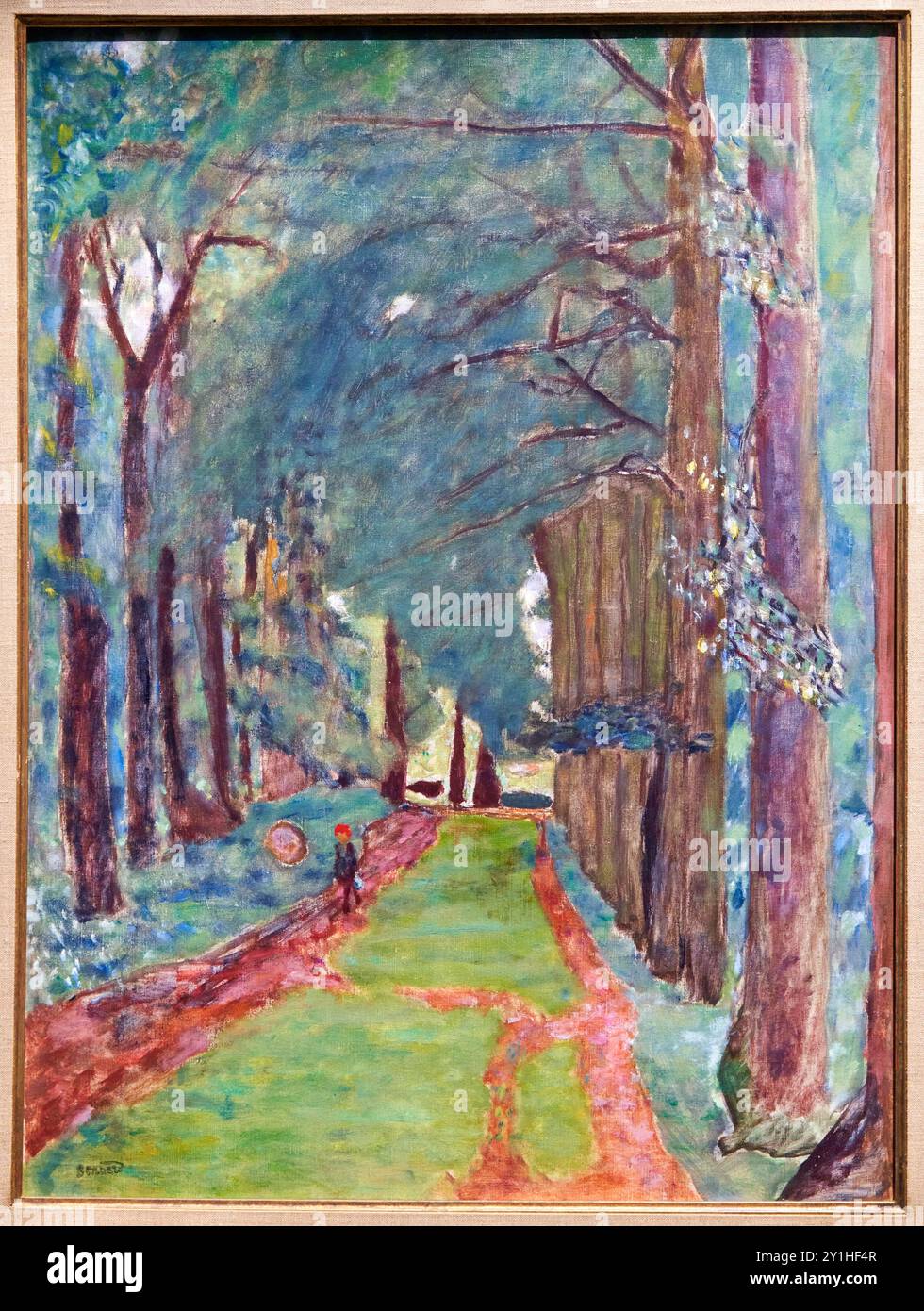 Pierre Bonnard (Fontenay-aux-Roses 1867 - Le Cannet 1947), L'Allée d ...
