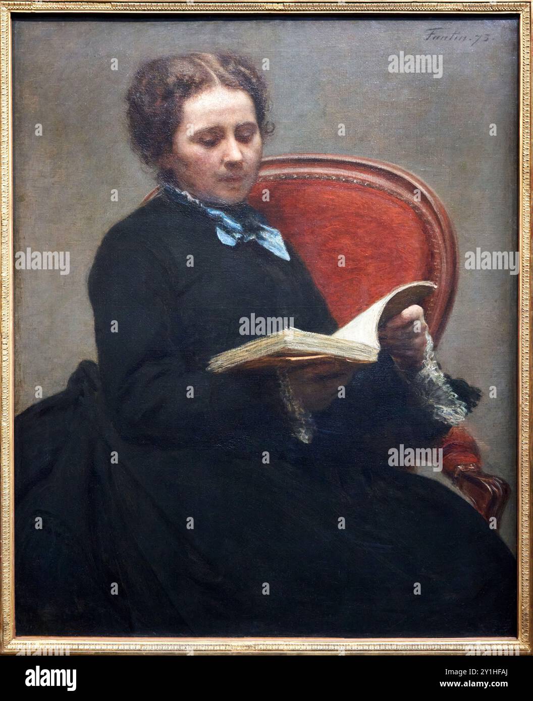 Henri Fantin-Latour (Grenoble 1836 - Buré 1904), Victoria Dubourg, 1873 ...