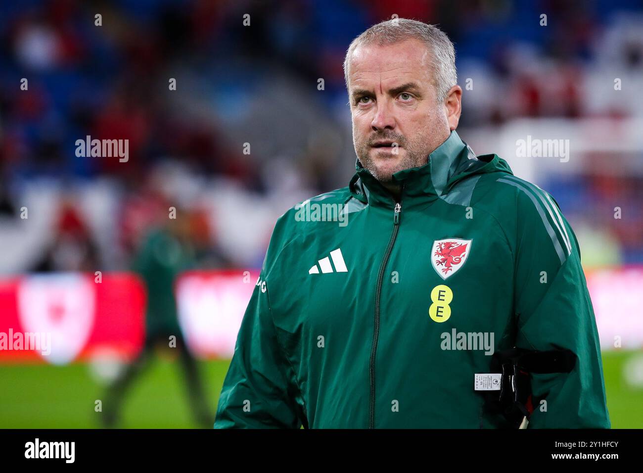 CARDIFF, WALES - 06 SEPTEMBER 2024: Wales’ Goalkeeping Coach Martyn ...