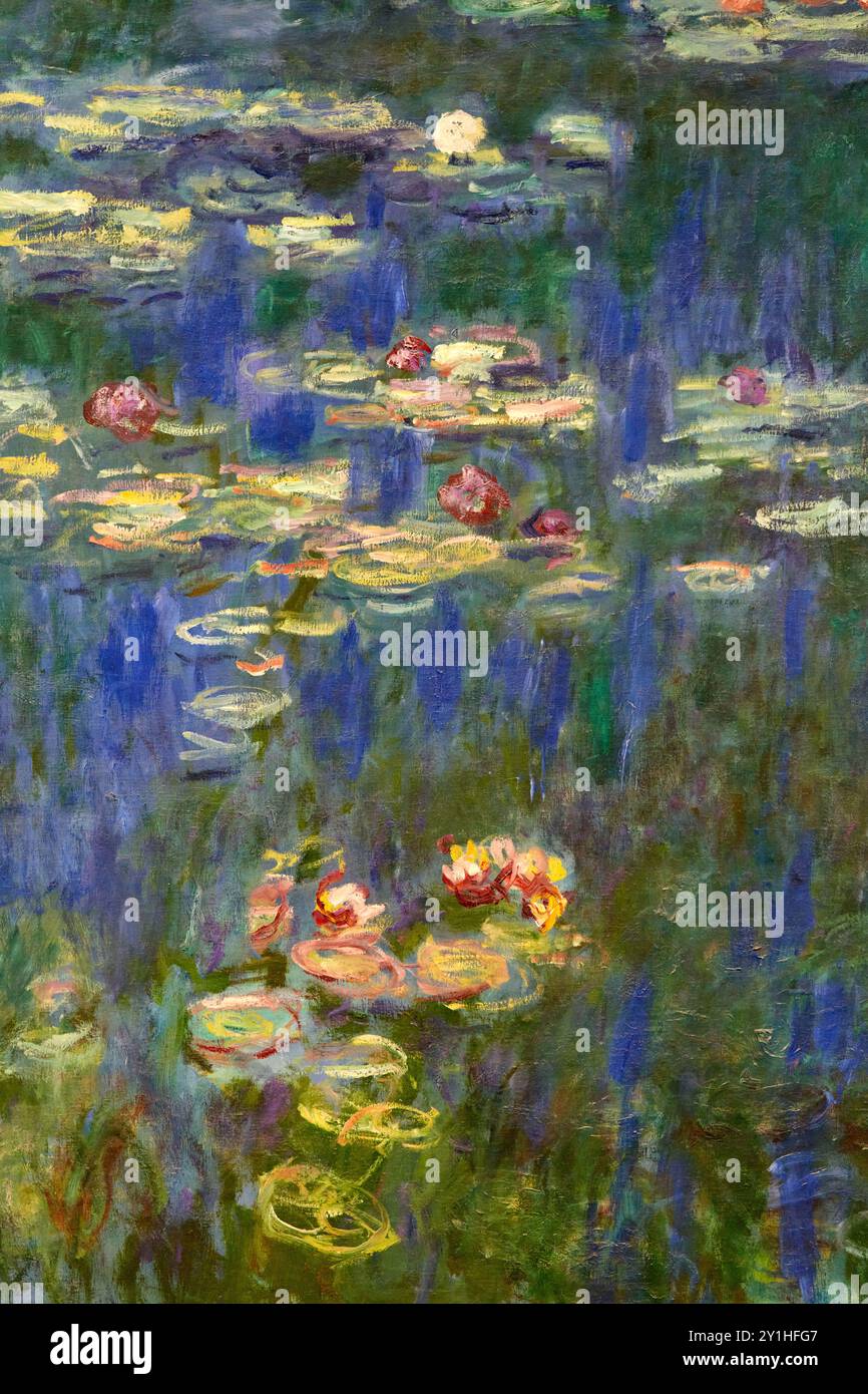 Water-lilies Nympheas series painted by Claude Monet (1840-1926), Musee ...