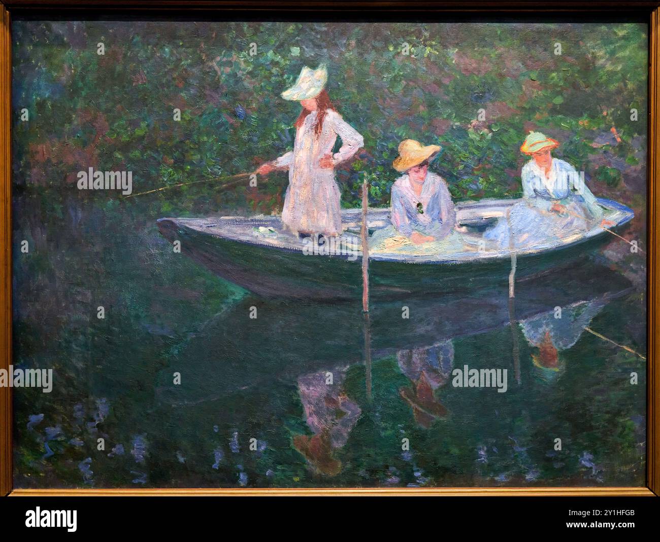 Claude Monet (Paris 1840 - Giverny 1926), En norvégienne, dit aussi La ...