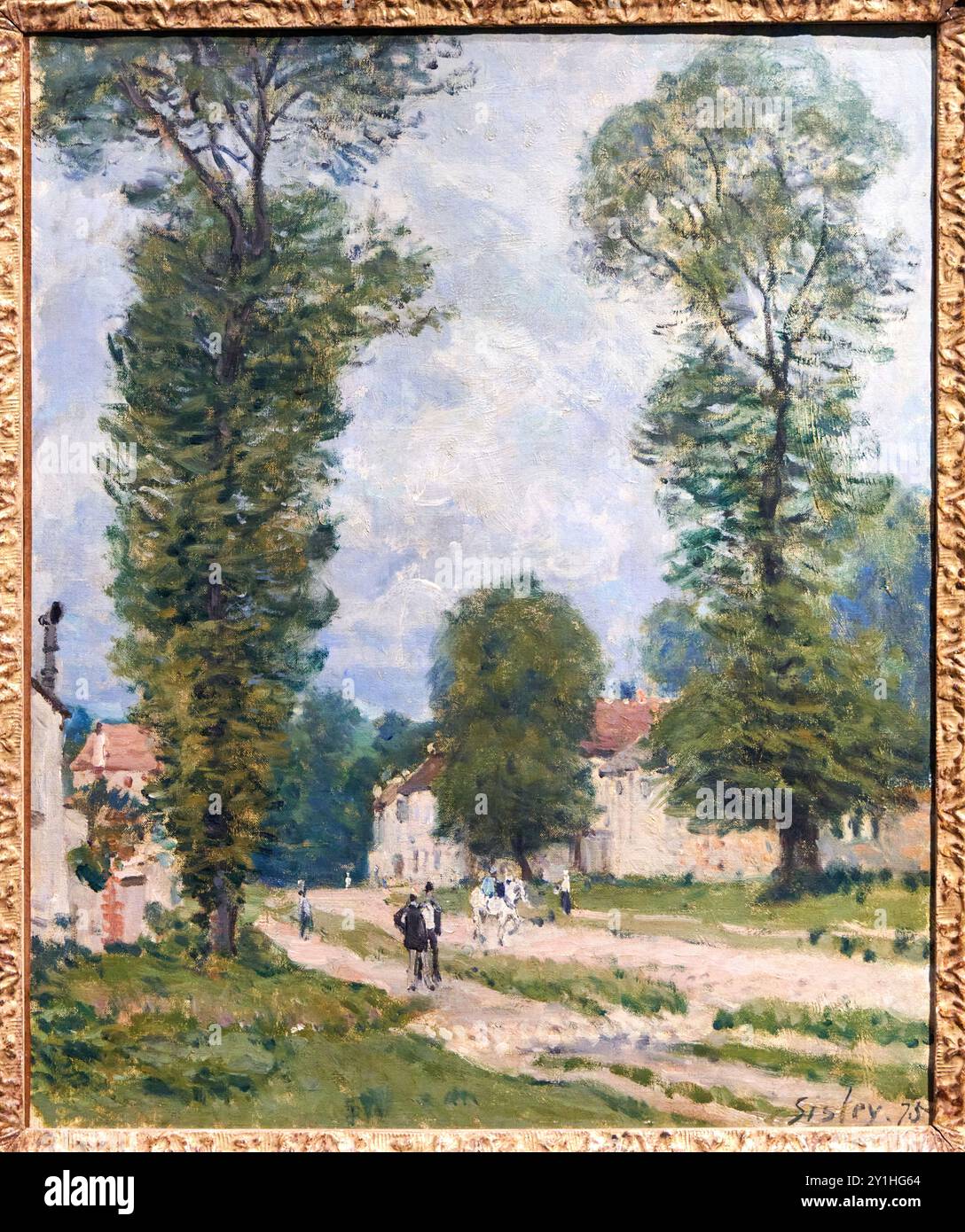 Alfred Sisley (Paris 1839 - Moret-sur-Loing 1899), La Route de ...