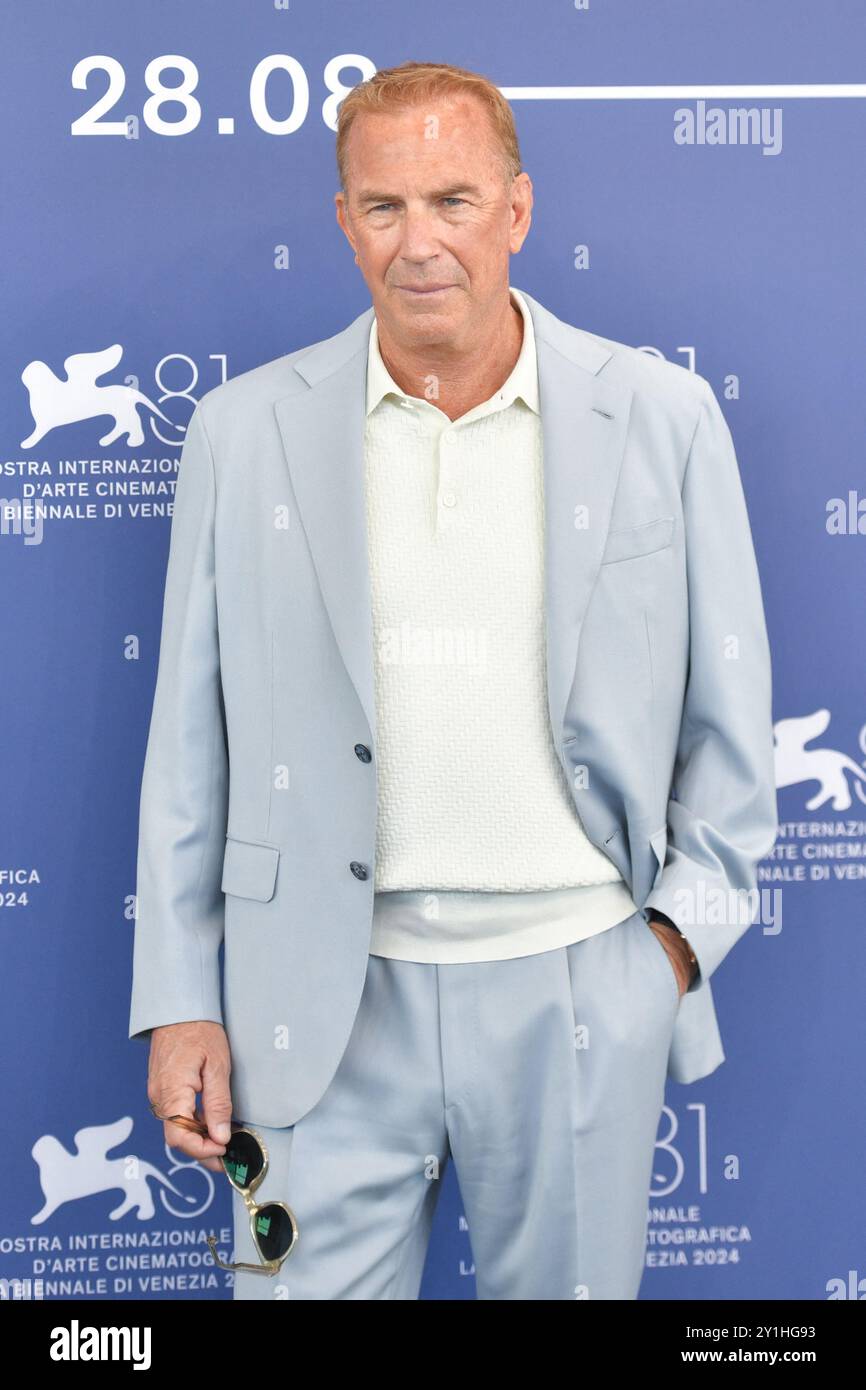 Venice, Italy. 06th Sep, 2024. Kevin Costner attending the Horizon: An ...