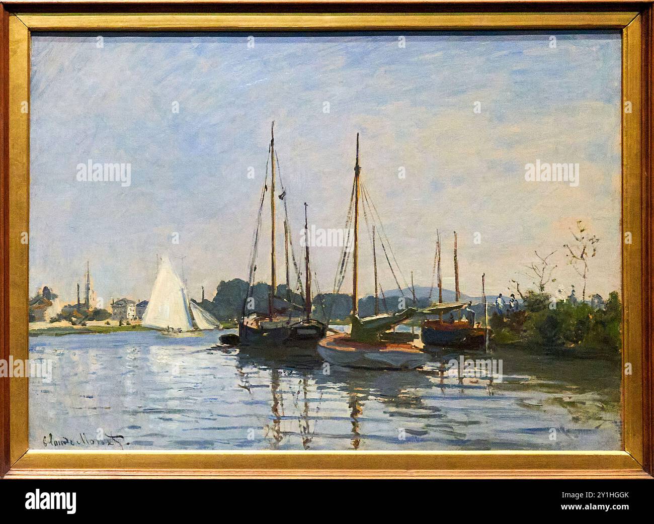 Claude Monet (Paris 1840 - Giverny 1926), Bateaux de plaisance, 1872 ...