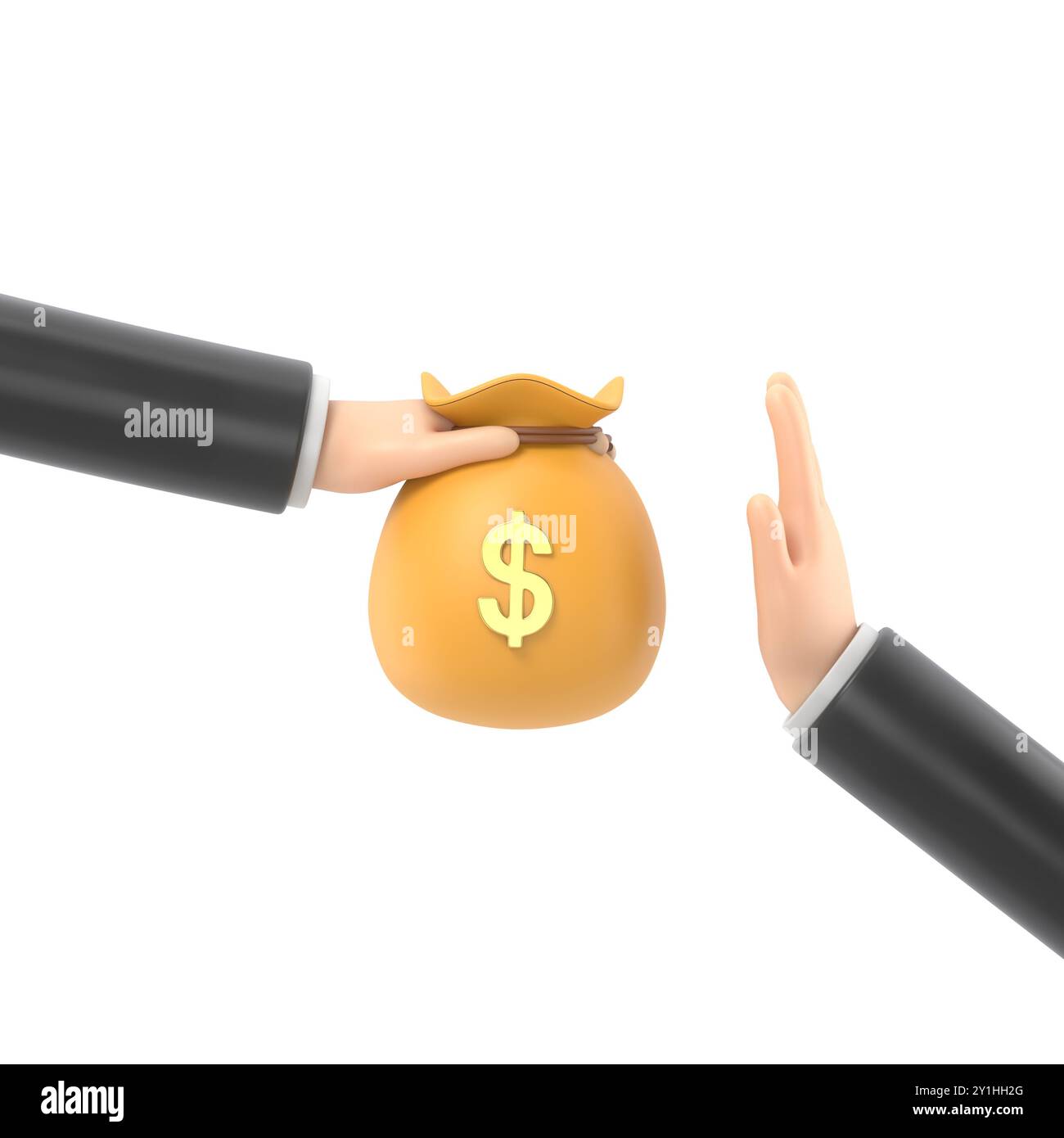 Illegal money profit concept Cut Out Stock Images & Pictures - Alamy