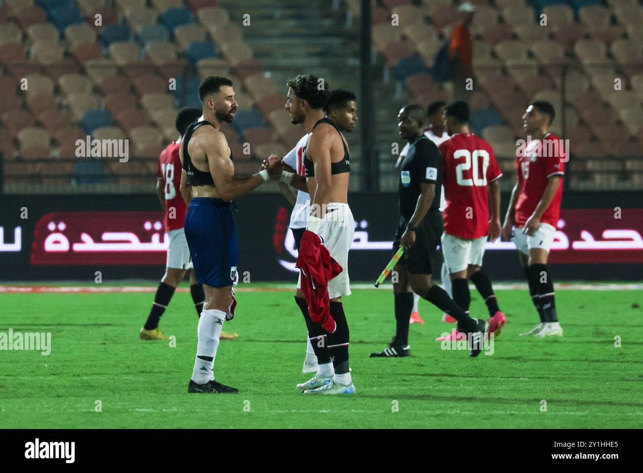 Egypt. Cairo - 6 September 2024 - Trezeguet of Egypt during the Africa ...