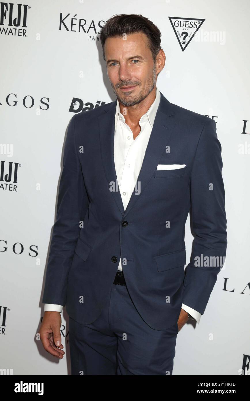 September 6, 2024, New York, New York, USA: Model ALEX LUNDQVIST seen ...