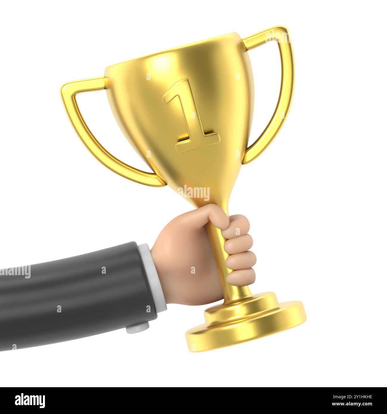 3d trophy hi-res stock photography and images - Alamy