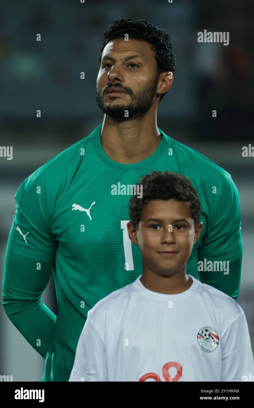 Egypt. Cairo - 6 September 2024 - Mohamed El Shenawy of Egypt looks on ...