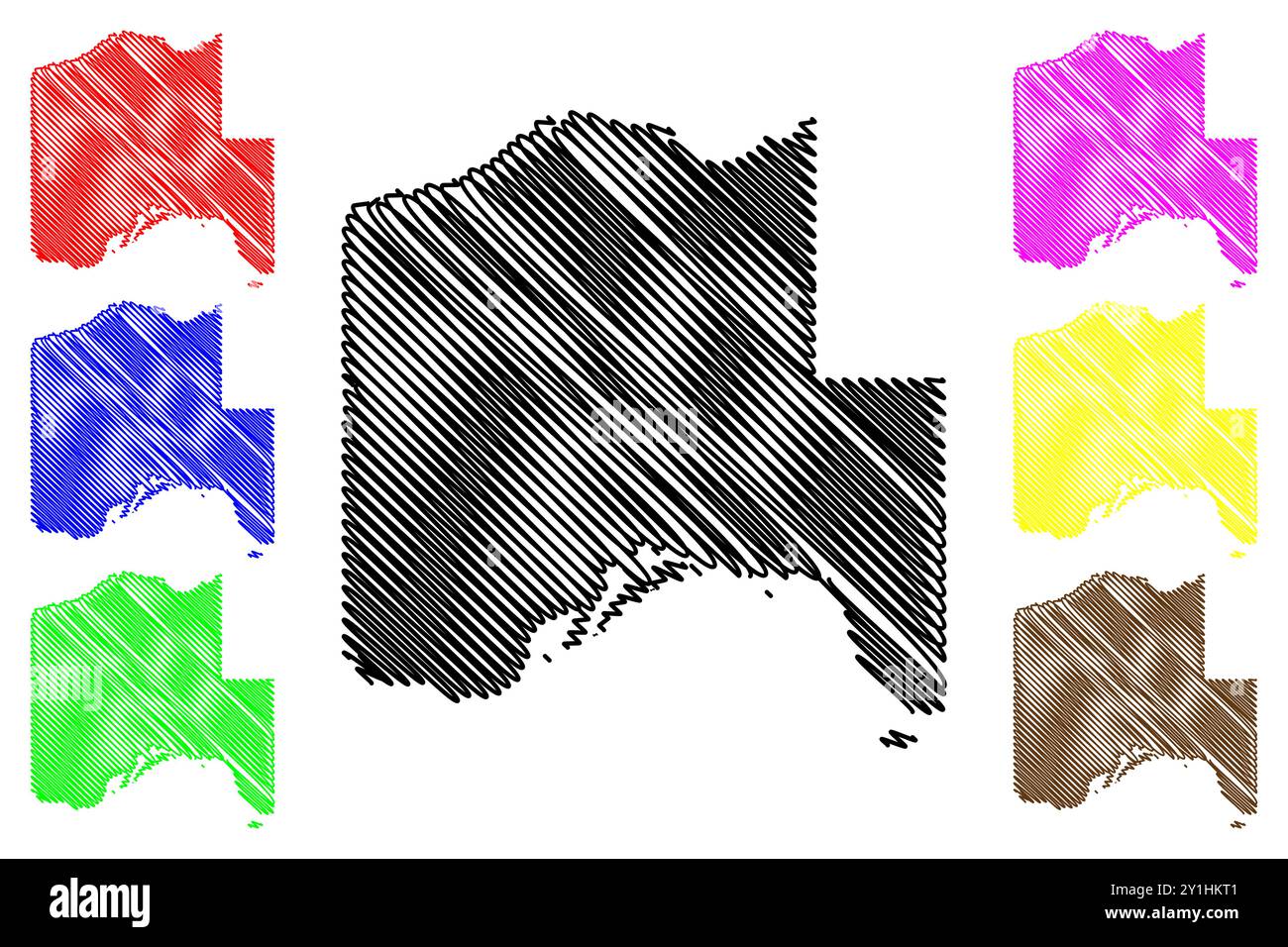 Thunder Bay District (Canada, Ontario Province, North America) map ...