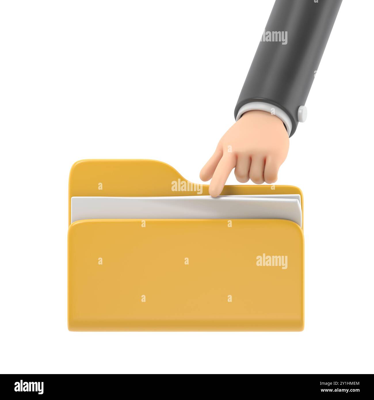 At sign in a folder Cut Out Stock Images & Pictures - Alamy