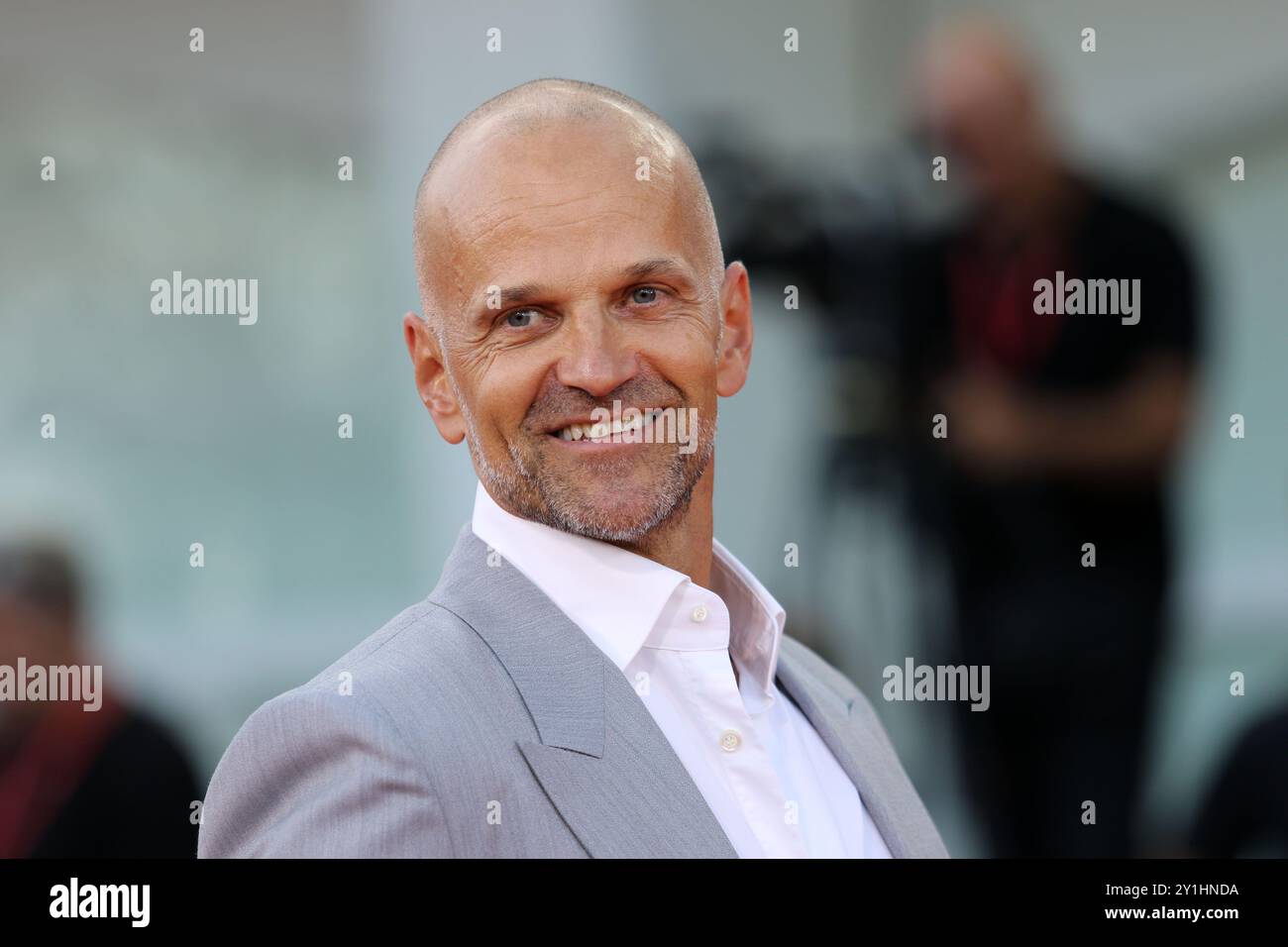 Italy, Lido di Venezia, September 06, 2024: Lars Jacob Holm attends a ...