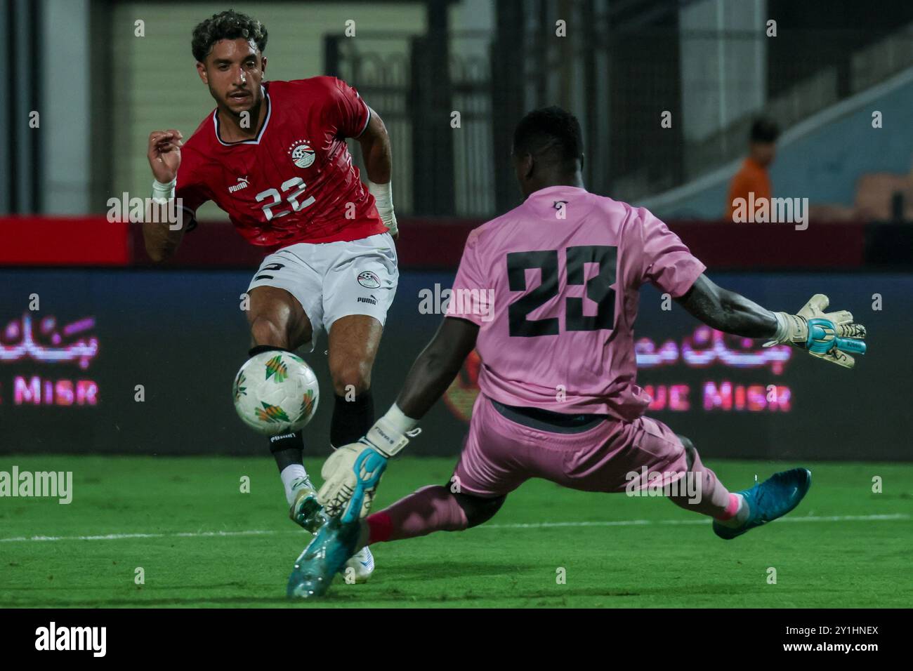 Egypt. Cairo - 6 September 2024 - Omar Marmoush of Egypt (Eintracht ...